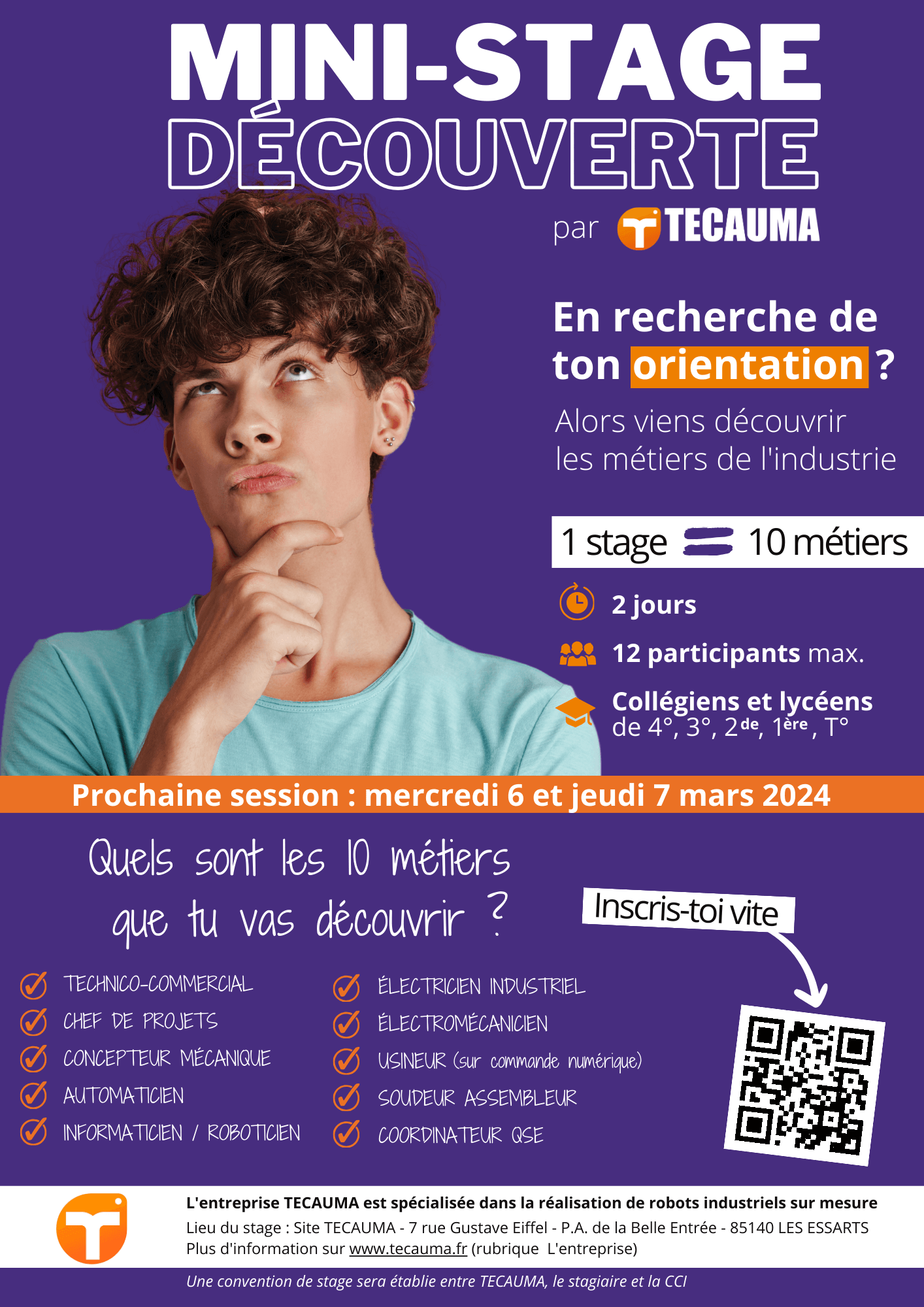 TECAUMA - - Stage collectif pour collégiens et lycéens | Tecauma